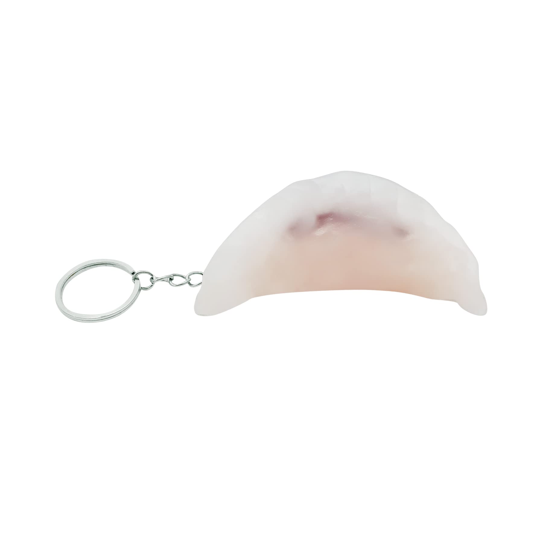 MuHou Large Meat Dumpling Keychain Simulation Dumpling Keys Holder Key Ring Key Organizer Car Pendant Bags Charm