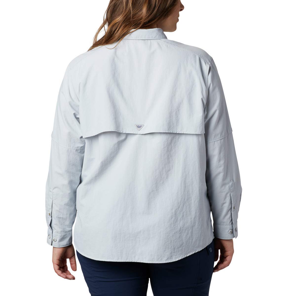 Columbia Women's Standard PFG Bahama II UPF 30 Long Sleeve Fishing Shirt, Cirrus Grey, Small