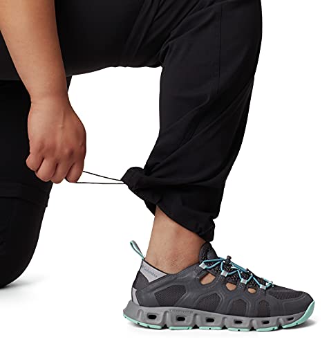 Columbia Women's Standard Saturday Trail II Convertible Pant, Black, 12 Regular