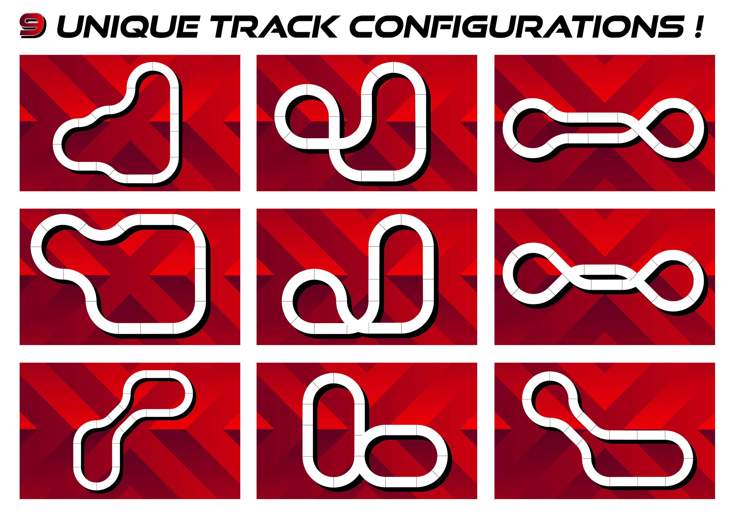 Scalextric Micro Hyper-Cars Race Slot Car Set (1: 64 Scale)