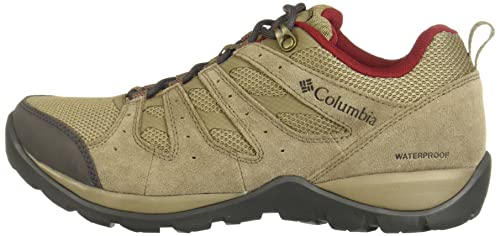 Columbia Women's Redmond V2 Waterproof, Pebble/Beet, 12