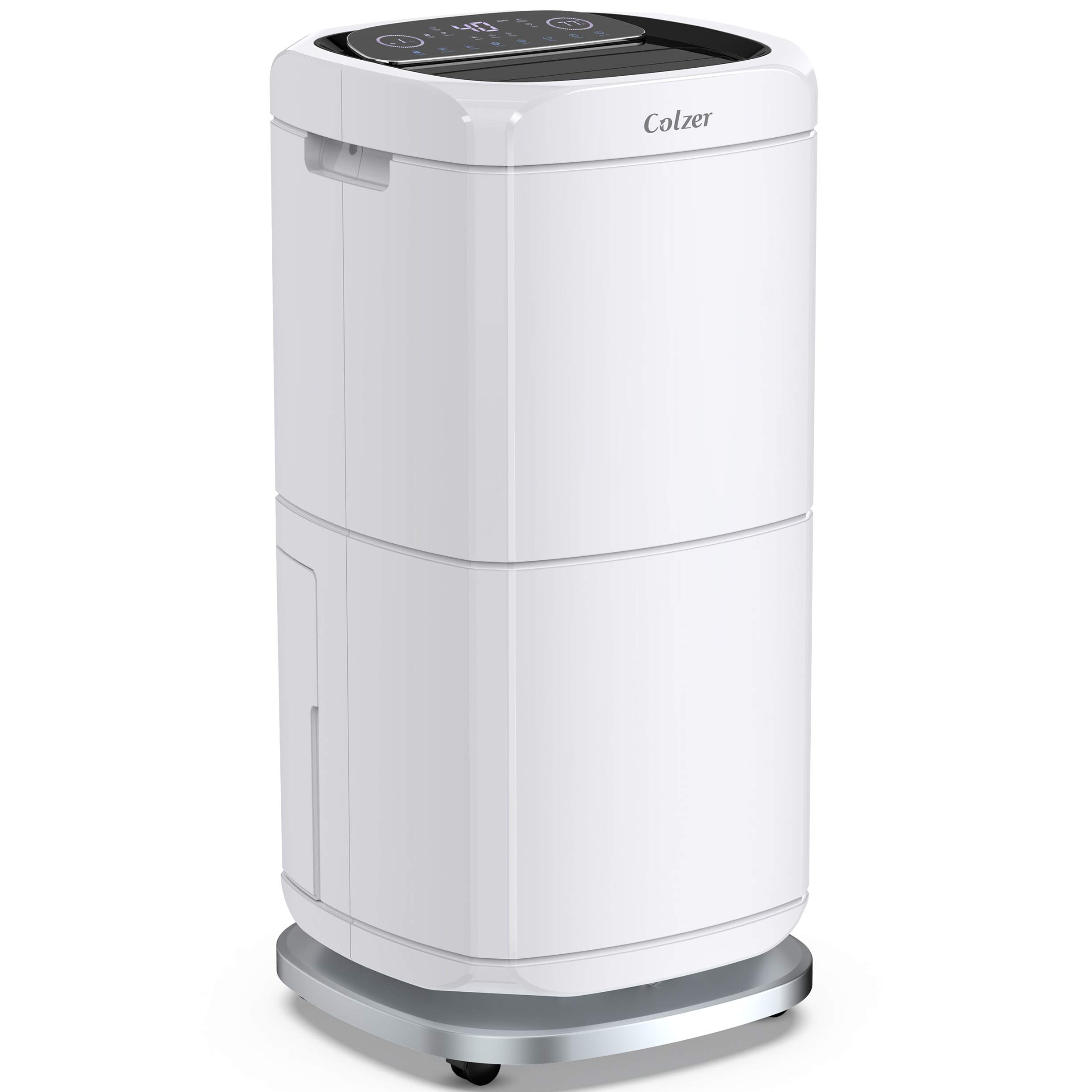 COLZER 140 Pints Commercial Dehumidifier for 6,000 Sq Ft Basements and Large Rooms with Continuous Drain Hose, 2.1 Gallons Water Tank, Advanced Touchpad Control Panel1