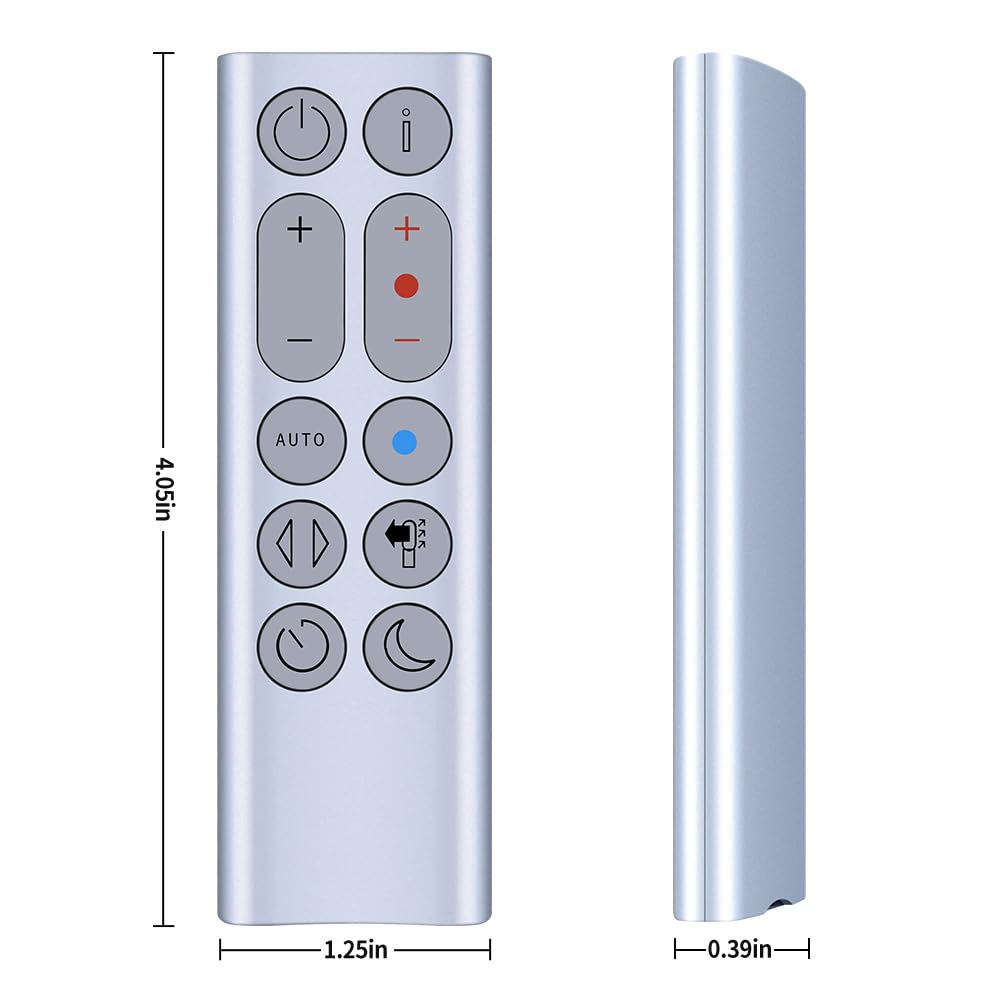 HP04/HP05/HP06/HP09 Remote Control for Dyson Hot + Cool Fan Heater Tower,ABS Material for Dyson Remote Control Replacement