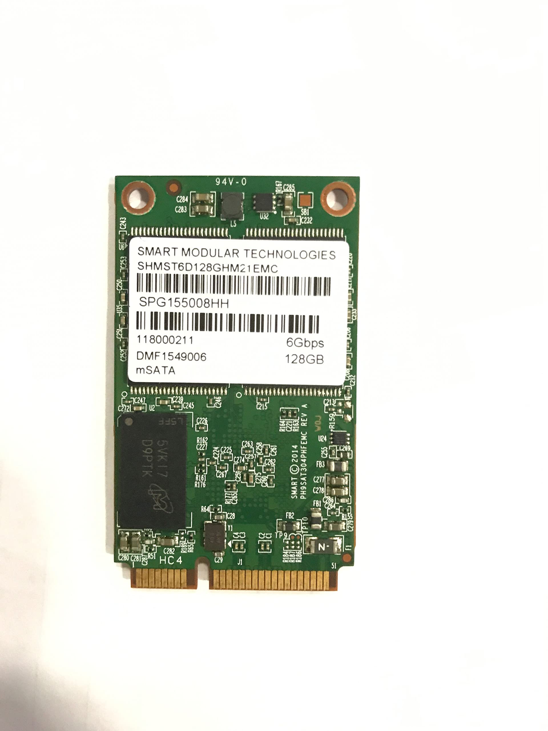 Ebid-Dealz Replacement for mSATA 3.0 6 Gbps 128 GB SSD Smart Modular Technologies SHMST6D128GHM211 Supported Internal SSD
