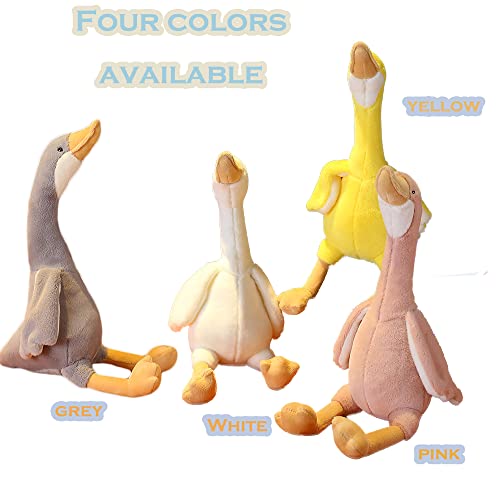 CHELEI2019 19.7" Goose Plush Grey Goose Swan Stuffed Animal Duck Plush Toy,Gifts for Kids