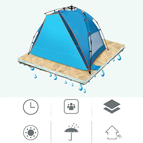 CUJUX Backpacking Tent, Instant Pop Up Tent, 2-3 Person, Lightweight Camping Tent for Outdoor Hiking, Climbing, Travel