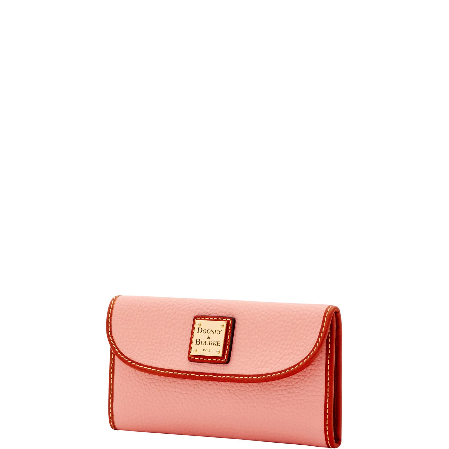 Dooney & Bourke Handbag, Pebble Grain Continental Clutch - Pale Pink