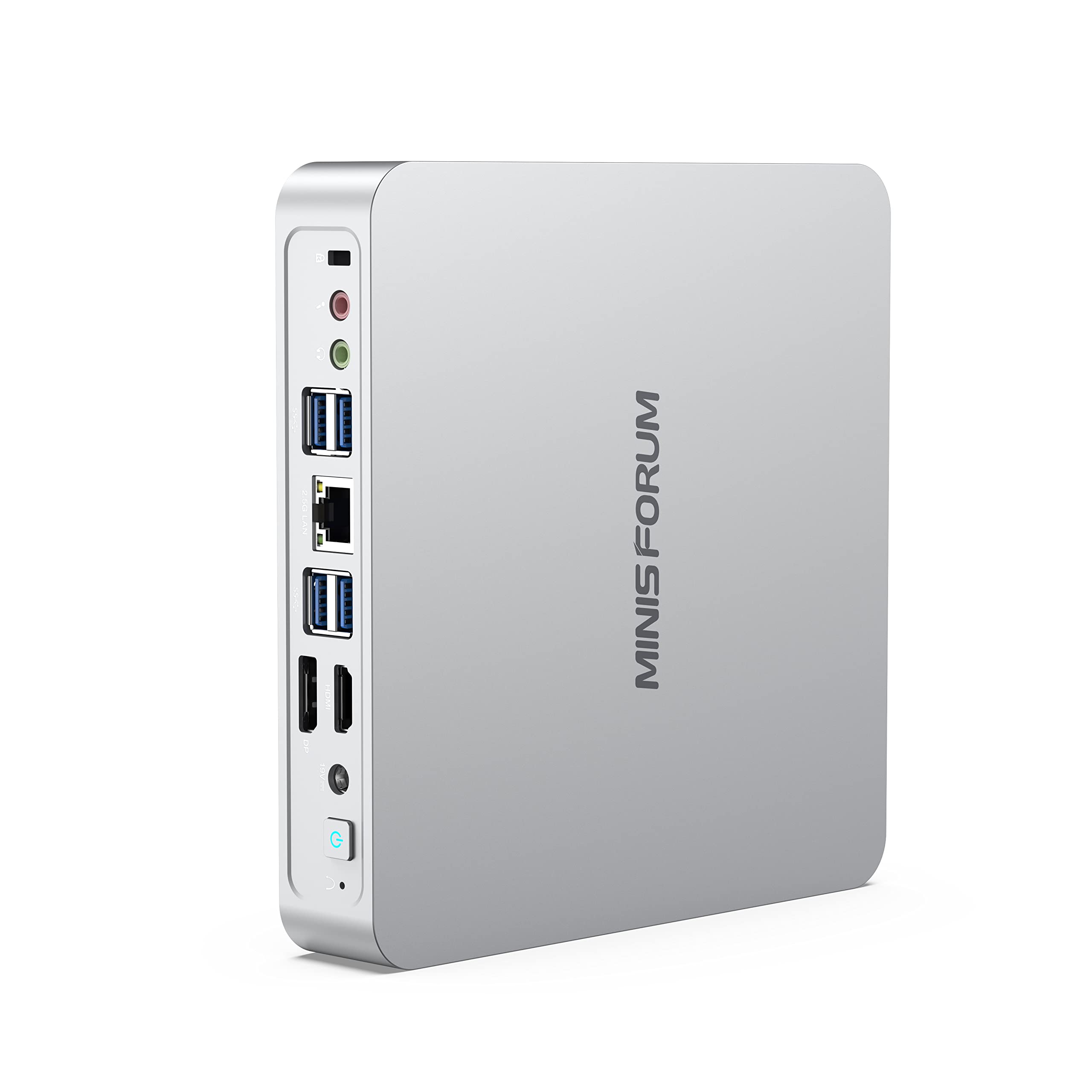 EliteMini TH60 Windows 11 Pro Mini PC Intel Core i5-11400H, 16GB RAM, SSD PCIe 512GB, Wi-Fi 6E/Bluetooth 5.2/ USB-C/HDMI, DisplayPort, RJ45 2.5G, Slot PCIe 4.0, 5X USB Port, DC 19V