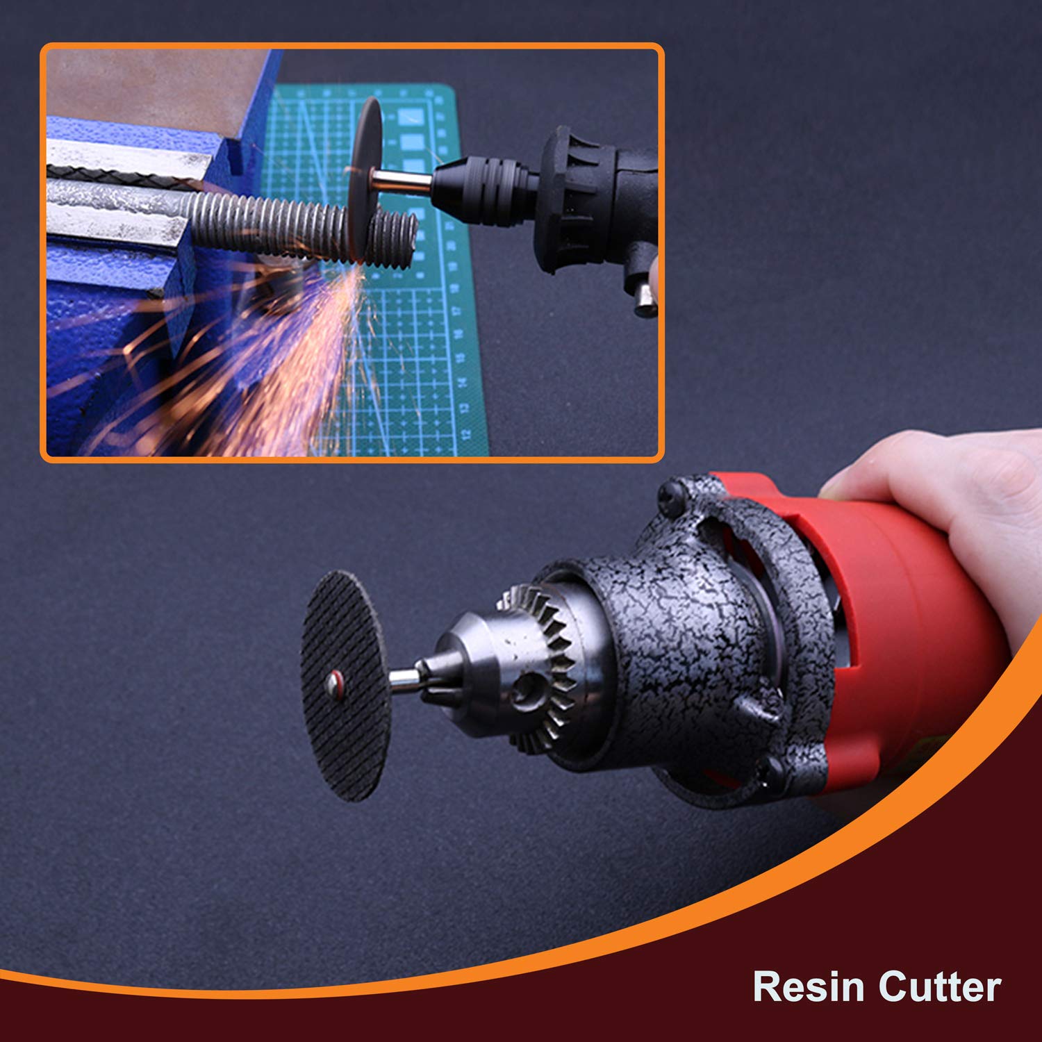 Cutting Wheel Set for Rotary Tool 36pcs High speed steel circular saw blade,Toolman Set Includes: 10PC Diamond Cutte, Compatible with dewalt, makita, ryob,and skill bosch.
