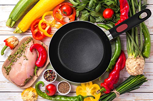Mirro A79602 Get A Grip Aluminum Nonstick Fry Pan Cookware, 8-Inch, Red -
