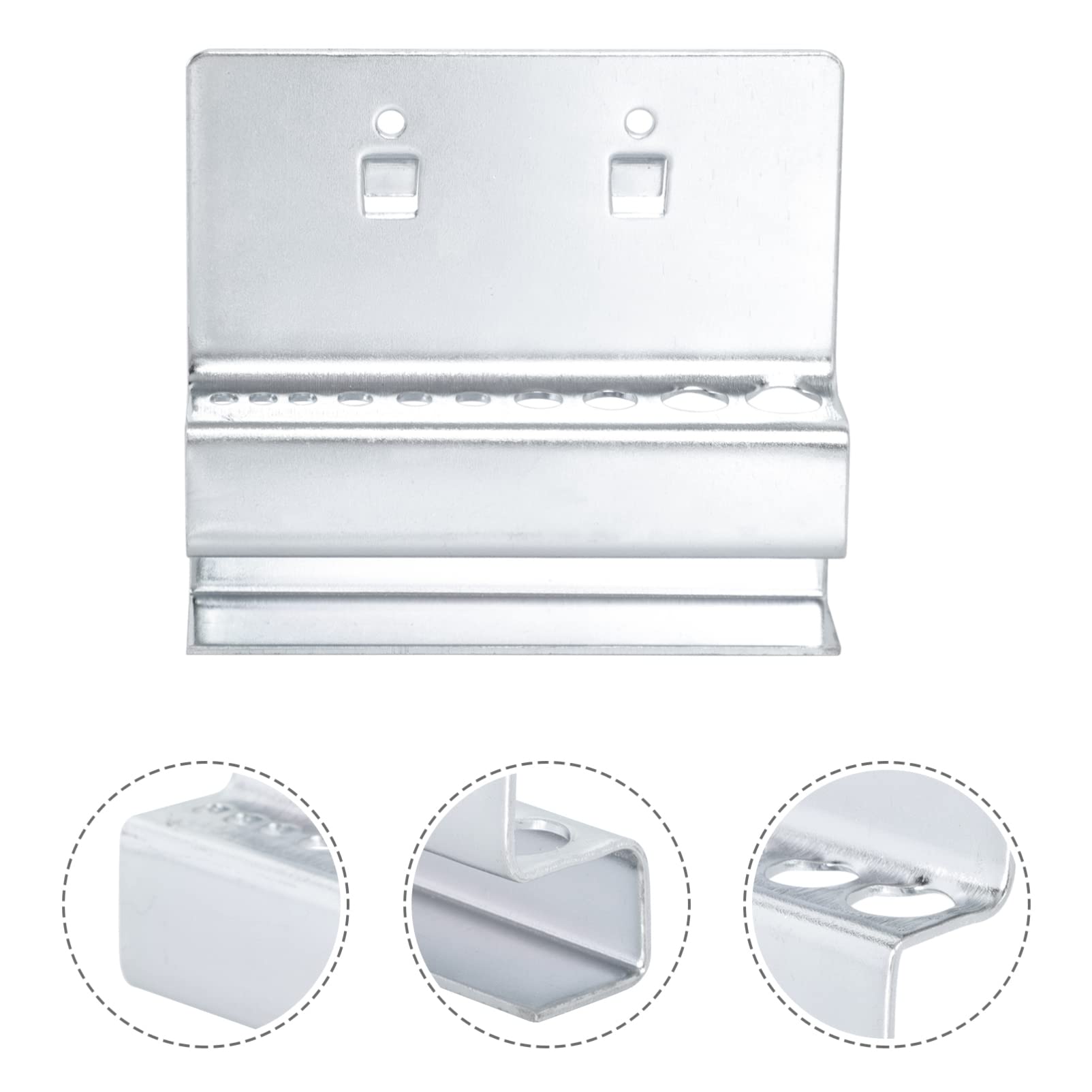 Hex Wrench Hanger Steel Wrench Rack Pegboard Wall Hanging Organizer Wrench Organizer Shelf Coat Hanger Wall Mount Wall Mount Wrench Organizer Metal Peg Board Square Hole Drill