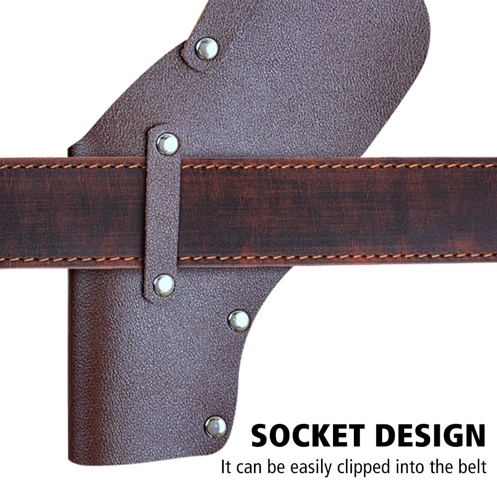 Children Toy Gun Holster, PU Leather Revolver Holster Handgun Waist Carry for Full Sized, Compact, Revolver Gun