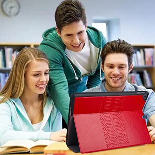 HFcoupe Cases and Covers for iPad (Red, 10.2 inch iPad Case)
