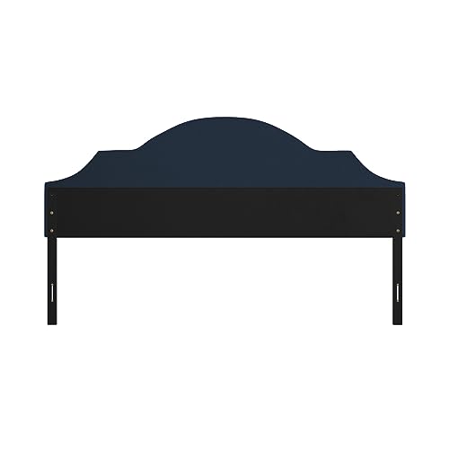 Hillsdale, Cynthia Upholstered King Adjustable Headboard, Navy