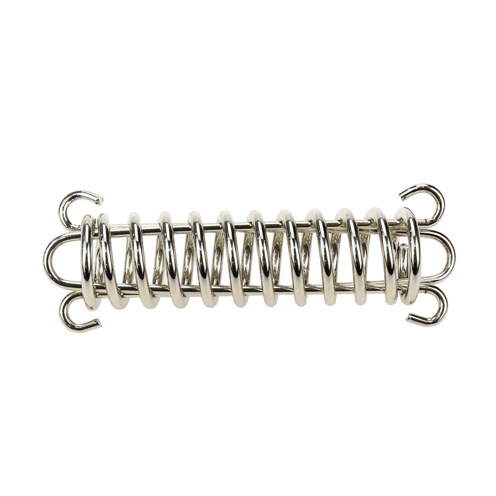 Dasunny 5 Pcs Tent Rope Fixing Buckle, Steel Spring Hook Tent Wind Rope Tensioner for Outdoor Hiking Camping Activities