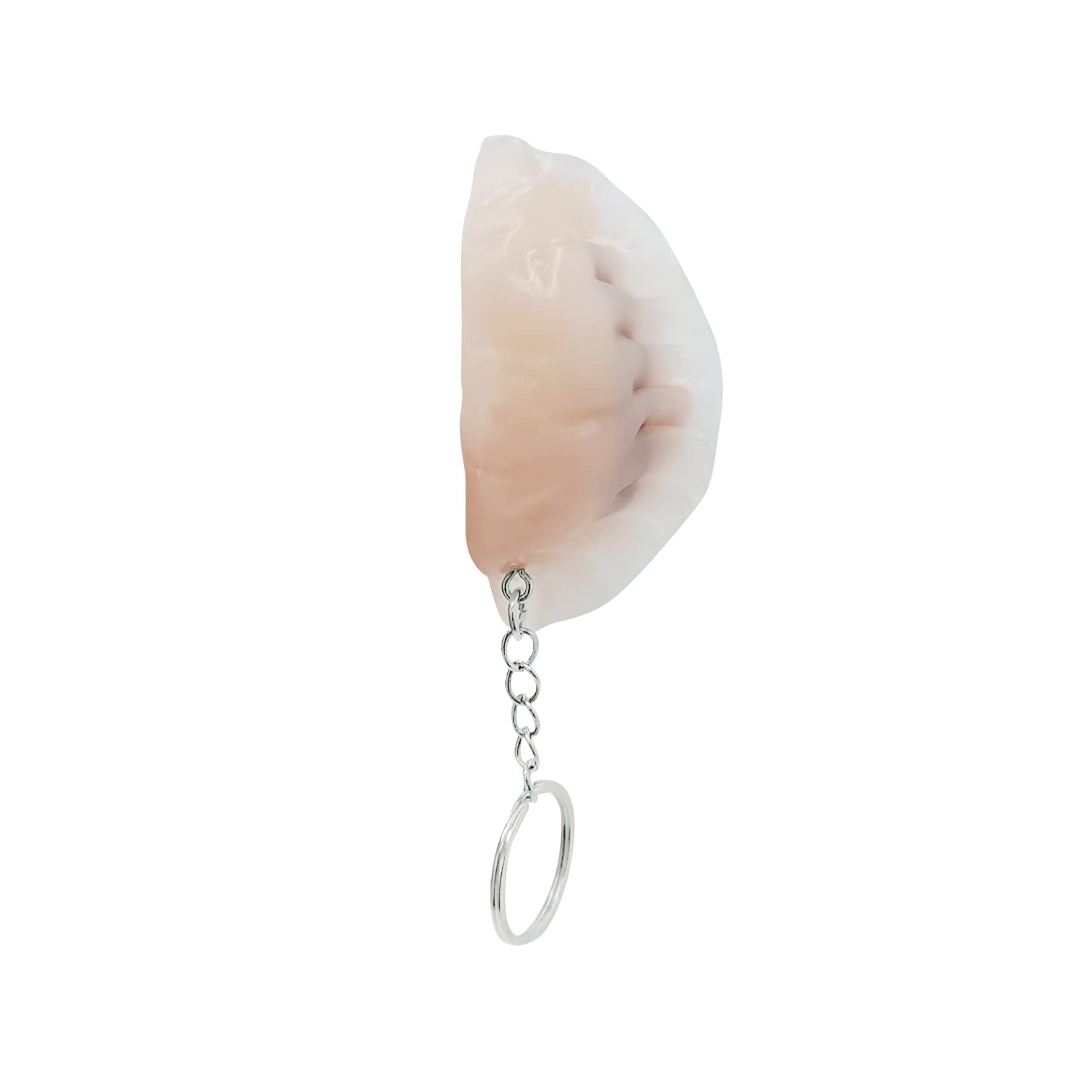 MuHou Large Meat Dumpling Keychain Simulation Dumpling Keys Holder Key Ring Key Organizer Car Pendant Bags Charm