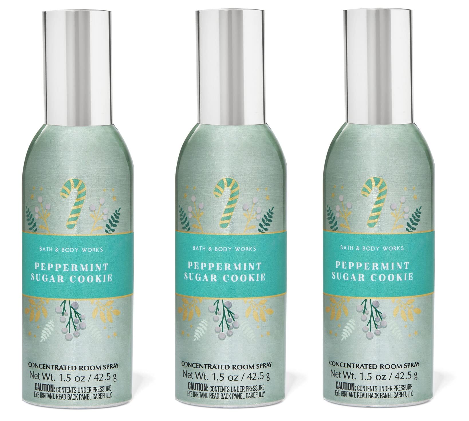 PEPPERMINT SUGAR COOKIE 3 Pack Concentrated Room Spray 1.5 Oz.