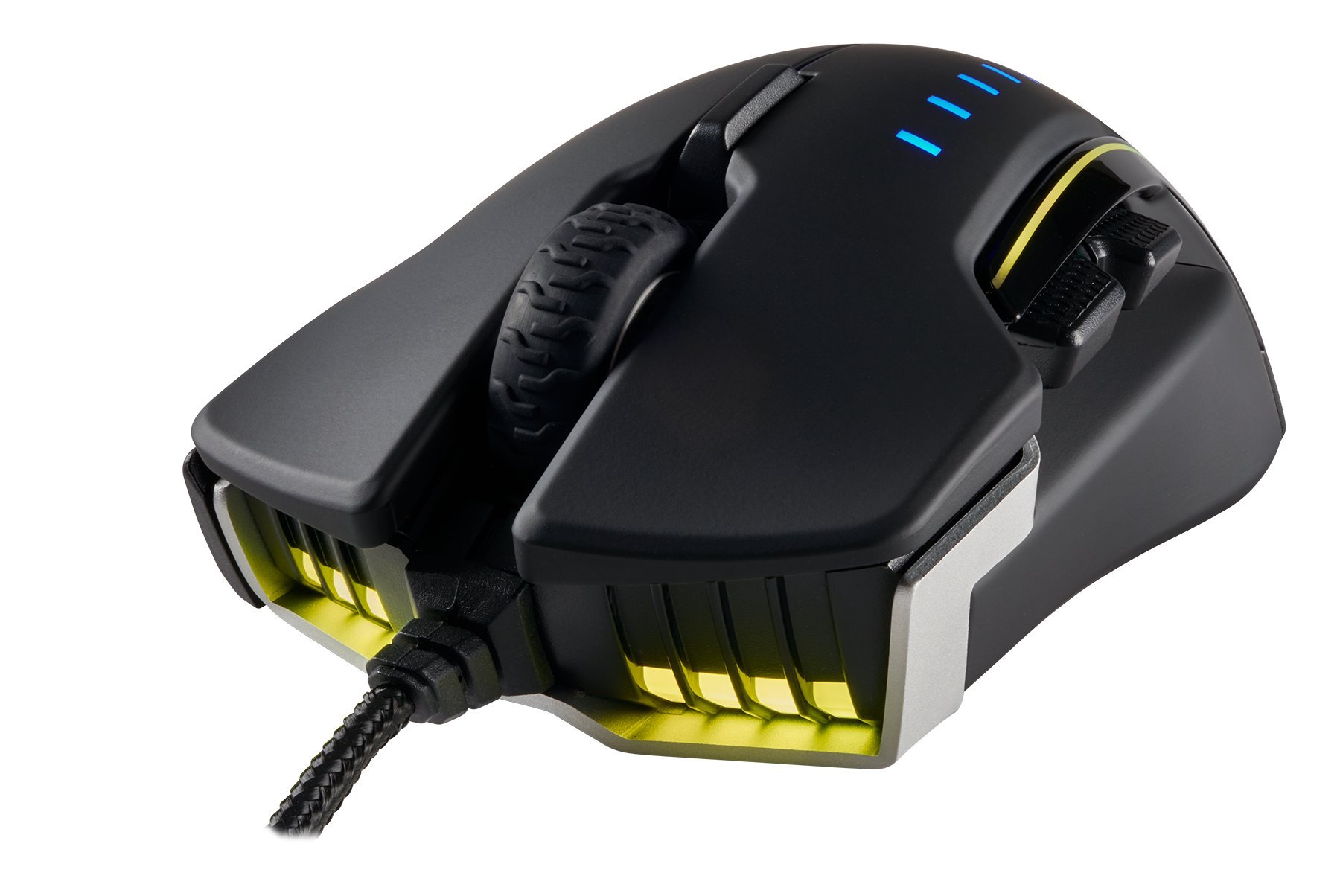 CORSAIR Glaive - RGB Gaming Mouse - Comfortable & Ergonomic - Interchangeable Grips - 16000 DPI Optical Sensor - Aluminum