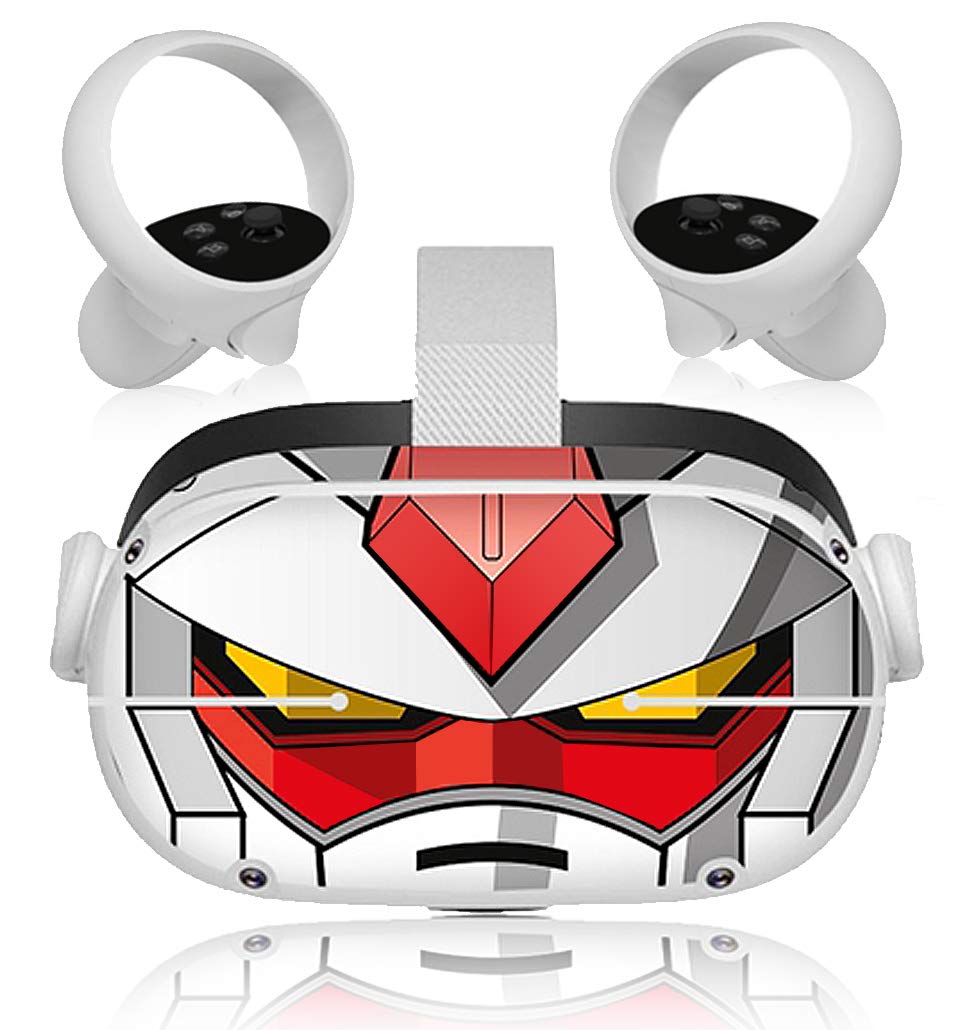 Dees Stickers Skin for Oculus Quest 2,Unique Vinyl Decal Skin for VR Headset and Controller, Virtual Reality Protective Accessories, Iron Eye.