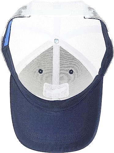 Costa XL Trucker Hat, Bass, Navy + White