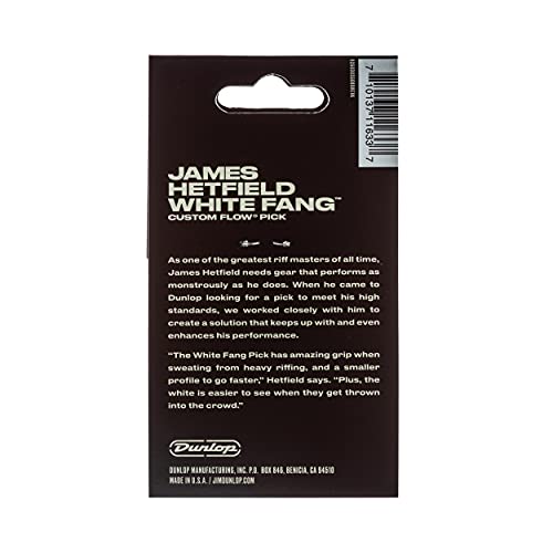 Dunlop White Fang 1.14mm Guitar Picks