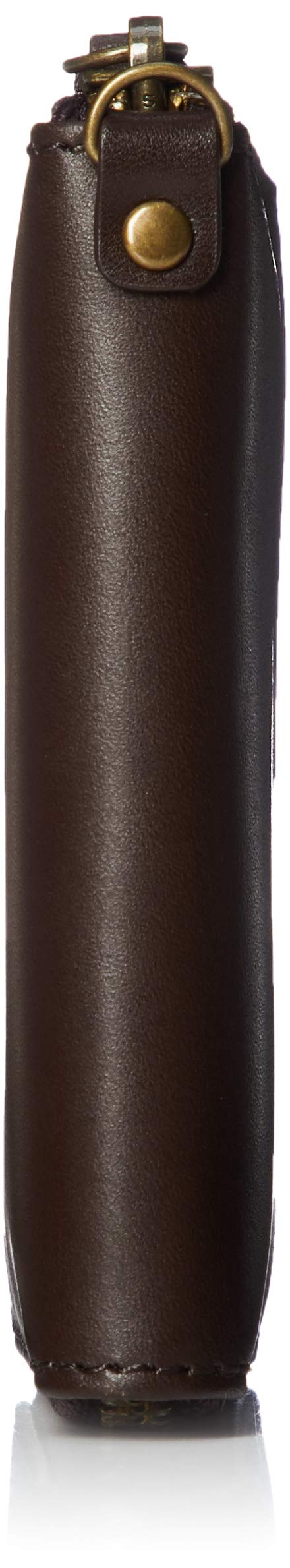 Victorinox Altius Edge Clavius Zippered Leather Key Case w/RFID Protection (Dark Earth)