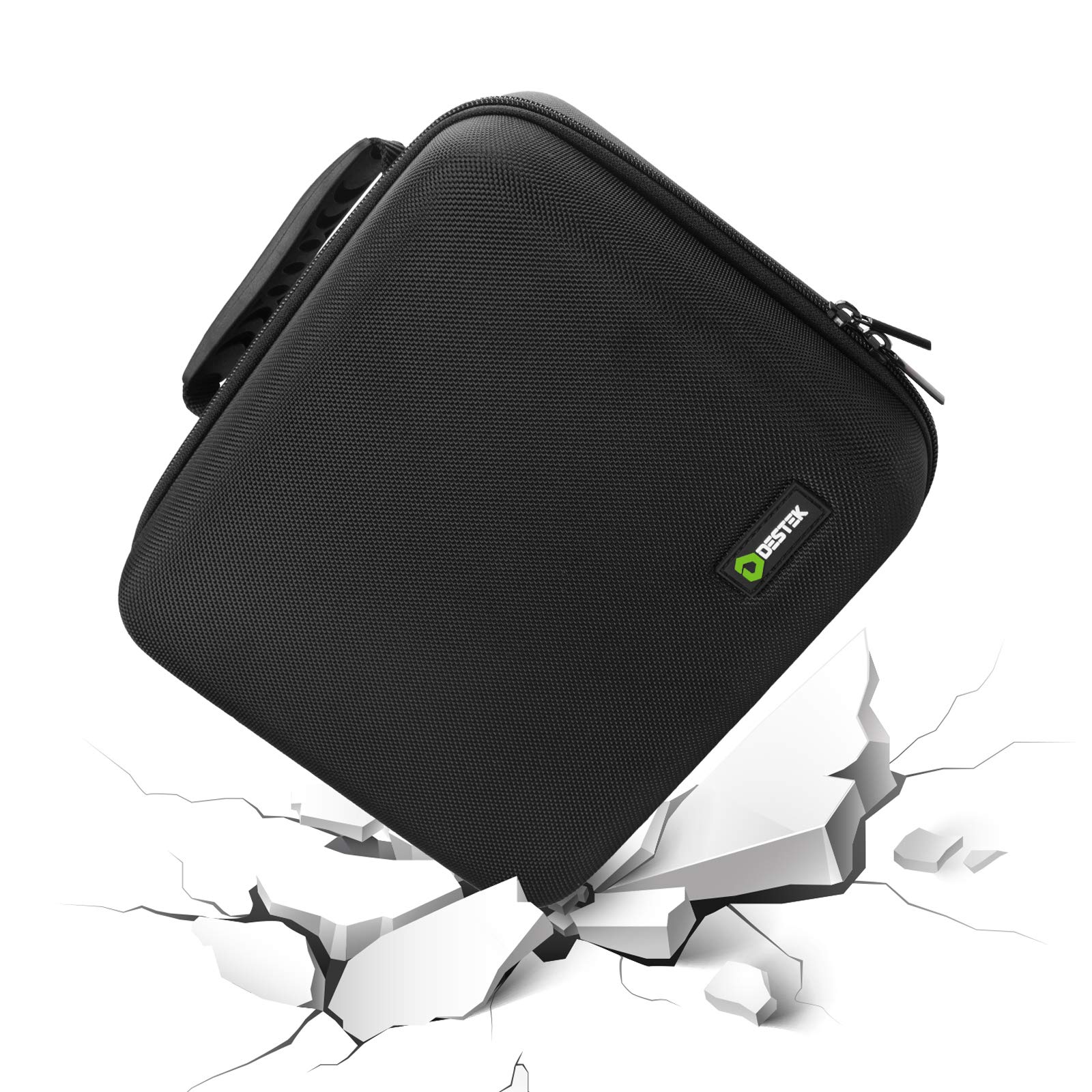 DESTEK VR Carrying Case for Oculus Quest 2/Samsung Gear, VR Headset Hard Travel Case, Virtual Reality VR Gamepad Controller Portable Storage Bag