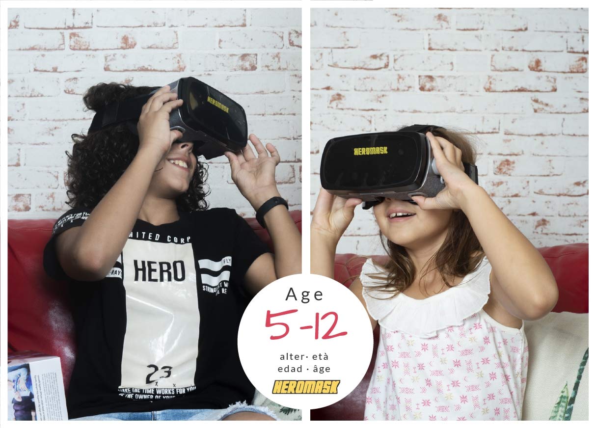 VR Headset + Math Games[multiplication subtraction etc] Virtual Games: Gift for Boys & Girls. Cool Educational Toys for Kids ages 5 6 7 8 onwards. Virtual Reality Learning Resources Grade 1 2 3 4 to 8