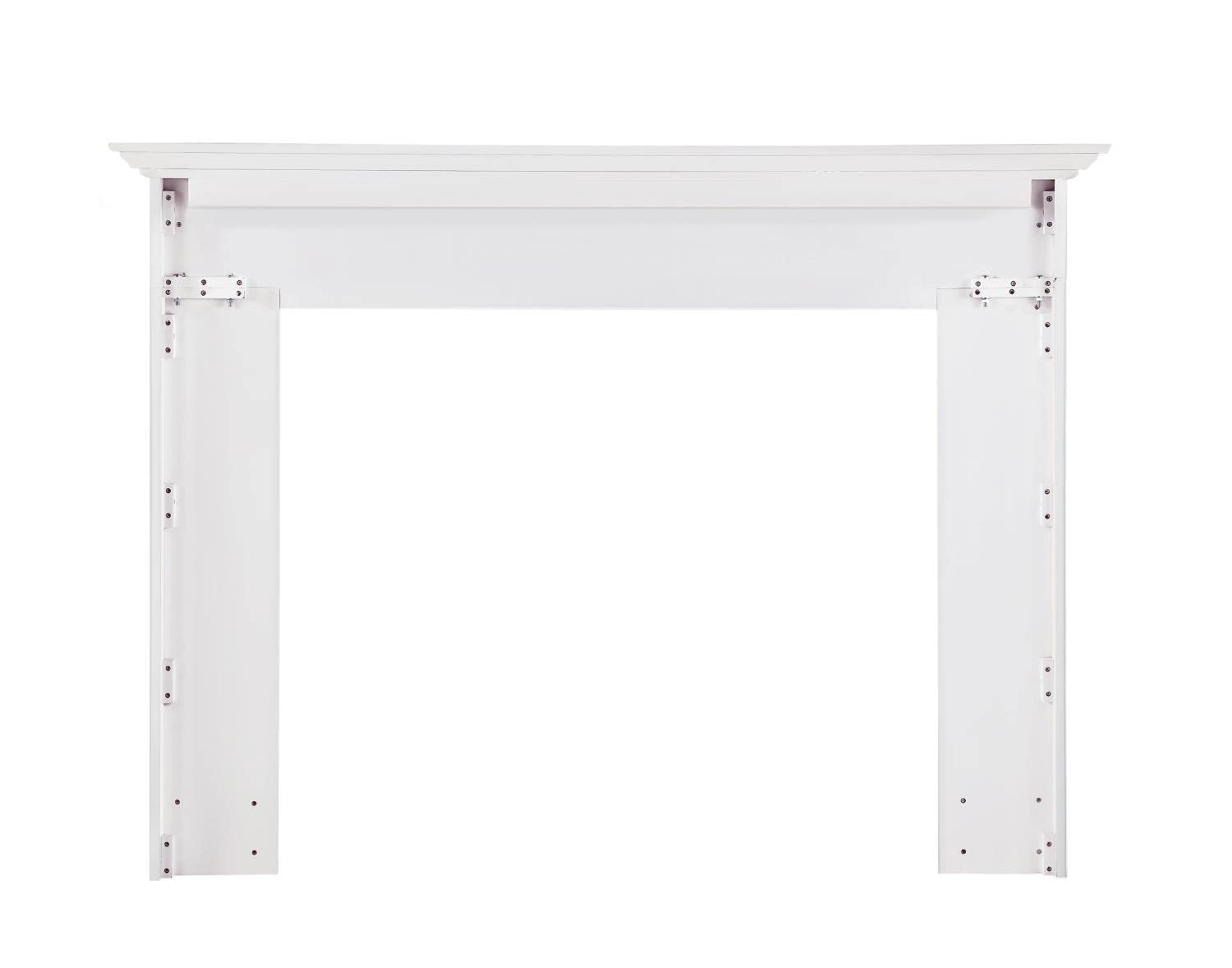 Pearl Mantels 540-48 Marshall Fireplace, 48-Inch, White Paint Mantel Surround, Opening Width
