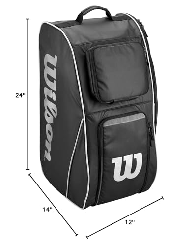 Wilson Tackle Football Player Equipment Bag - Black