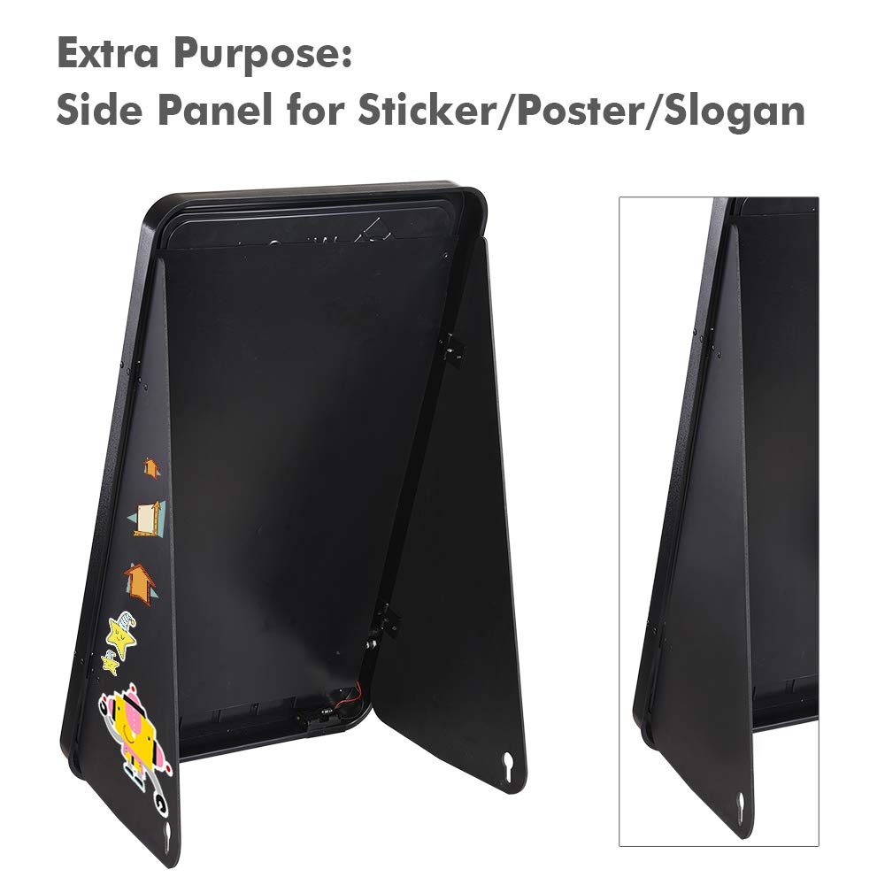 WinSpin 30"x19" Prize Drop Board Foldable Stand Disk Drop Board Game Customizable 6 Slots with 10 Pucks for Carnival Tradeshow Party, (with Multi-Colored LED Light)