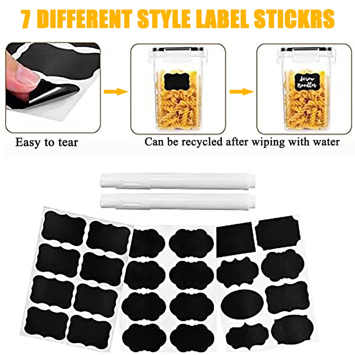 Eaietc Food Cereal Storage Containers Set 14 PCS(771.06 OZ) Airtight Food Storage Containers with Durable Lids Kitchen Pantry Organization Ideal for Cereal & Snacks -Labels & Spoon Set & Markers