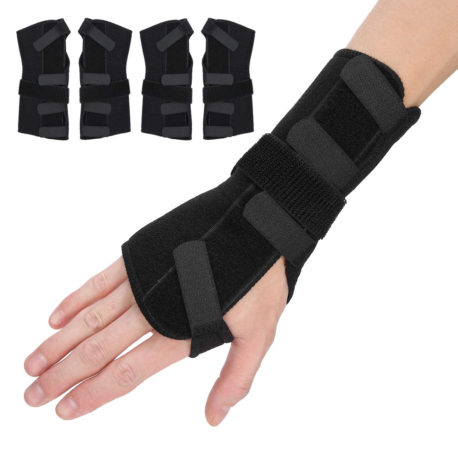 Dioche Wrist Brace for Carpal Tunnel, Adjustable Wrist Brace Ligament Injury Recovery Fixation Wrist Support Strap for Men, Women, Right/Left Hand, Tendinitis (Medium