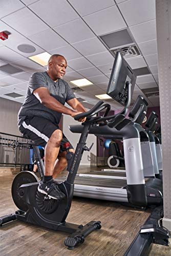 Echelon Smart Connect Fitness Bike, 30-Day Free Echelon Membership, Easy Storage, Small Spaces, Cushioned Seat, Solid Design, HIIT, Top Instructors, 32 Resistance Levels, Bluetooth, EX-7S