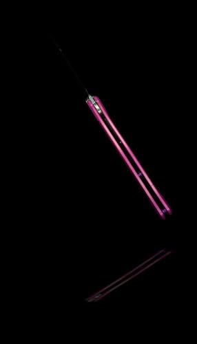 Hot Pink, Diamond, Billet Aluminum, Full Size Bugout, Scales, Gift for dad, Everyday Carry Knife Scales