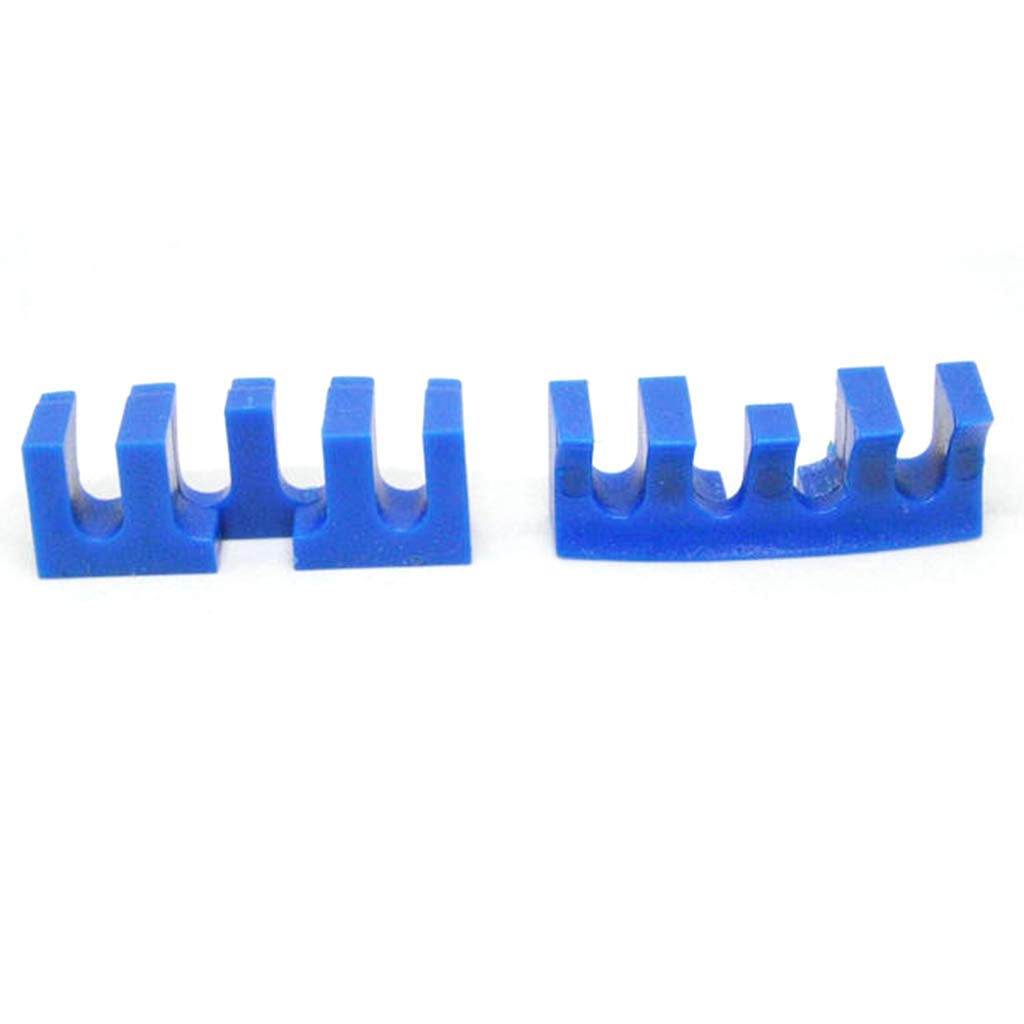 CUCUDAI 2pcs Badminton Stringing Machine Tool Racket Load Spreader Adapter Universal Protector Attachment-Black