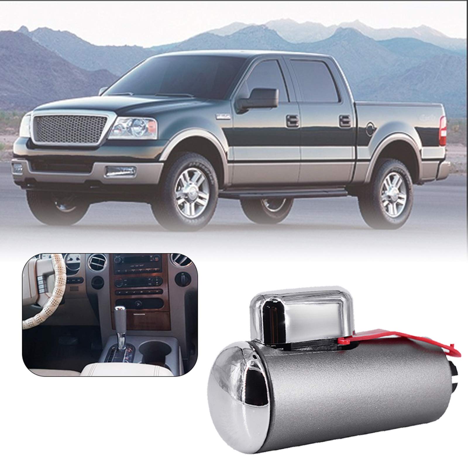 CULMKARI Automatic Transmission Shift Lever Knob Handle Palanca De Cambios Assembly Fits for 2004 2005 2006 F-150 Replaces 4L3Z-7213-BA 4L3Z7213BA