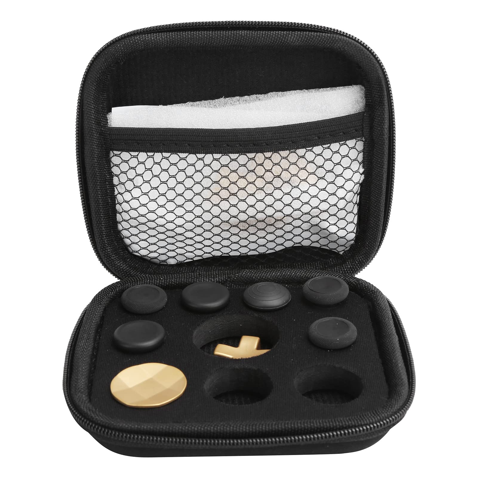 Yunir Joysticks Paddles, Gamepad Swap Metal Mod Joysticks Paddles Accessory Replacement for One Elite Series 2 Controller(Golden)