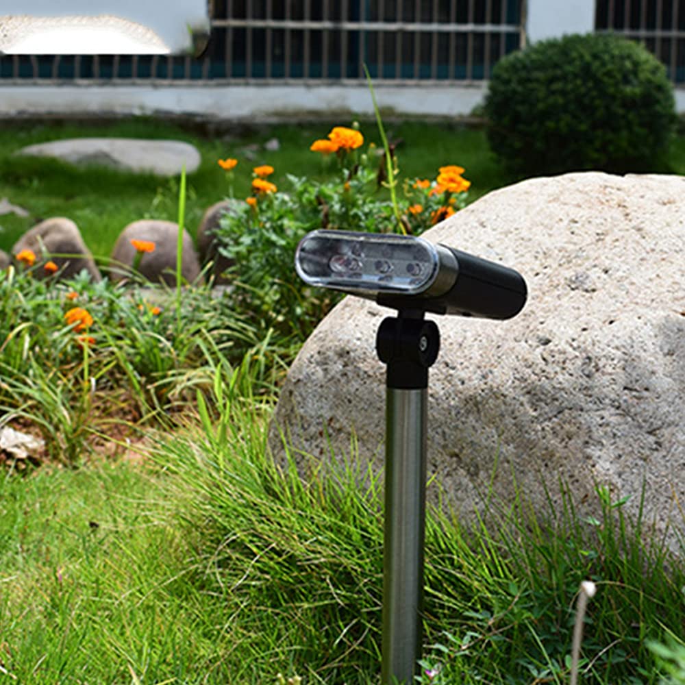 ZHUANYIYI Outdoor Solar Spotlights, Waterproof Landscape Lights for Courtyard Lawns, and Decorative Lights for Home Garden Fence Pavement Lighting
