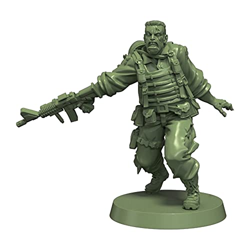 Zombicide 2nd Edition Zombie Soldiers Zombie Set - Shooter Walkers Expansion! Cooperative Strategy Game, Ages 14+, 1-6 Players, 1 Hour Playtime, Made by CMON