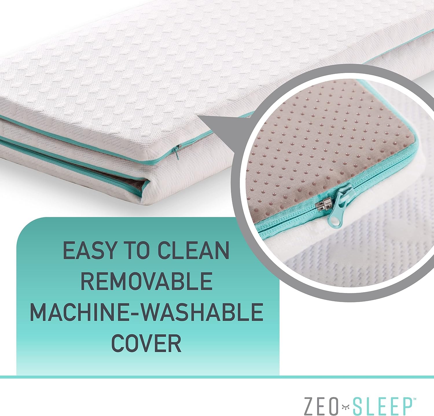 Memory Foam Mattress Topper with Cover 1.5 inch Twin Size - Ergonomic Bed pad Mattrress Support Back Pain Relief