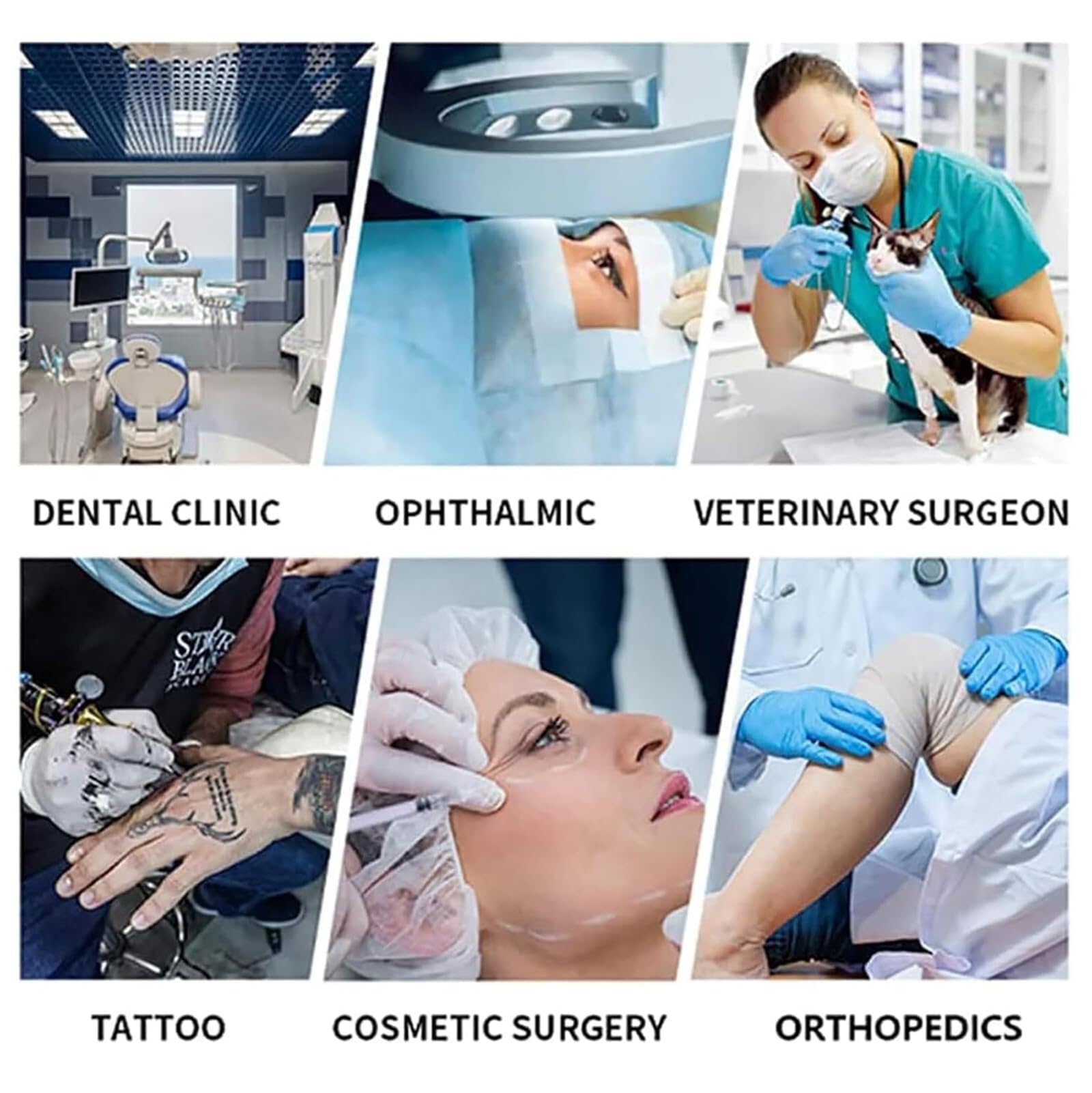 LKXNEW Heat Sealer, Medical Sealer, Rotary 6-Speed Temperature Adjustment, High Sealing Efficiency, Suitable for Clinics