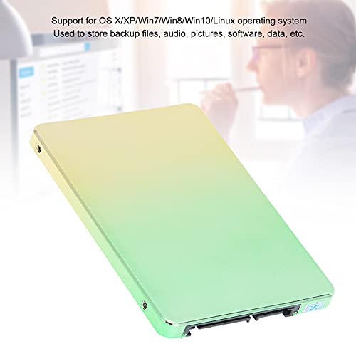 Solid State Drive, High Transmission Rate 2.5in SATA SSD Lightweight Portable 3W-5W for Files Backup for Data Storage(#4)