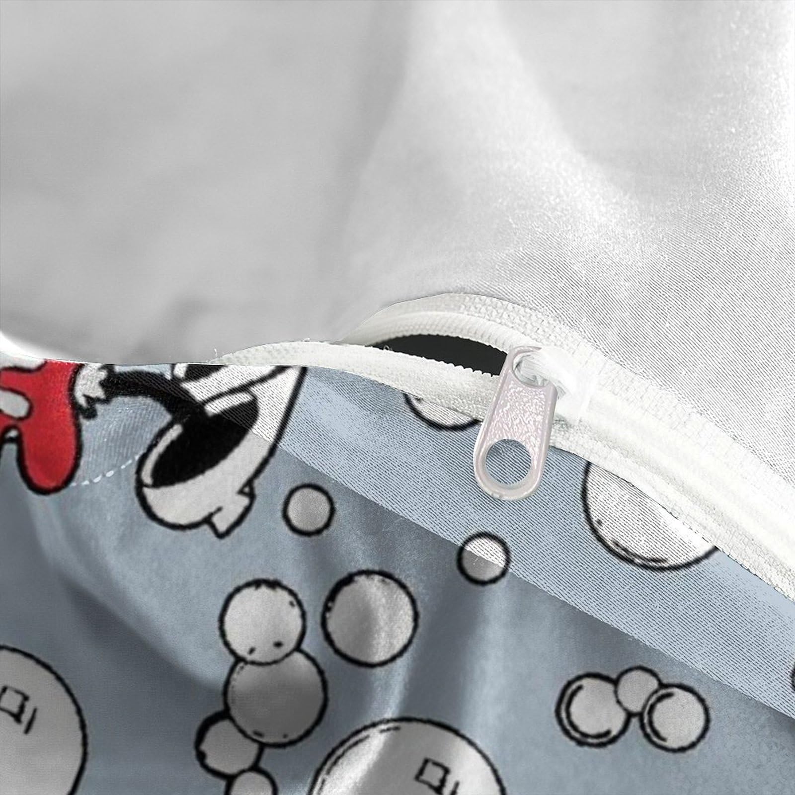 Mickey Mouse Comforter Covers Quilt Cover 3D Print Anime Cartoon for Teens and Adults Duvet Cover Bedding Set with Pillow Cases Soft Microfiber with Zipper Closure 3 Pieces Queen(228x228cm)