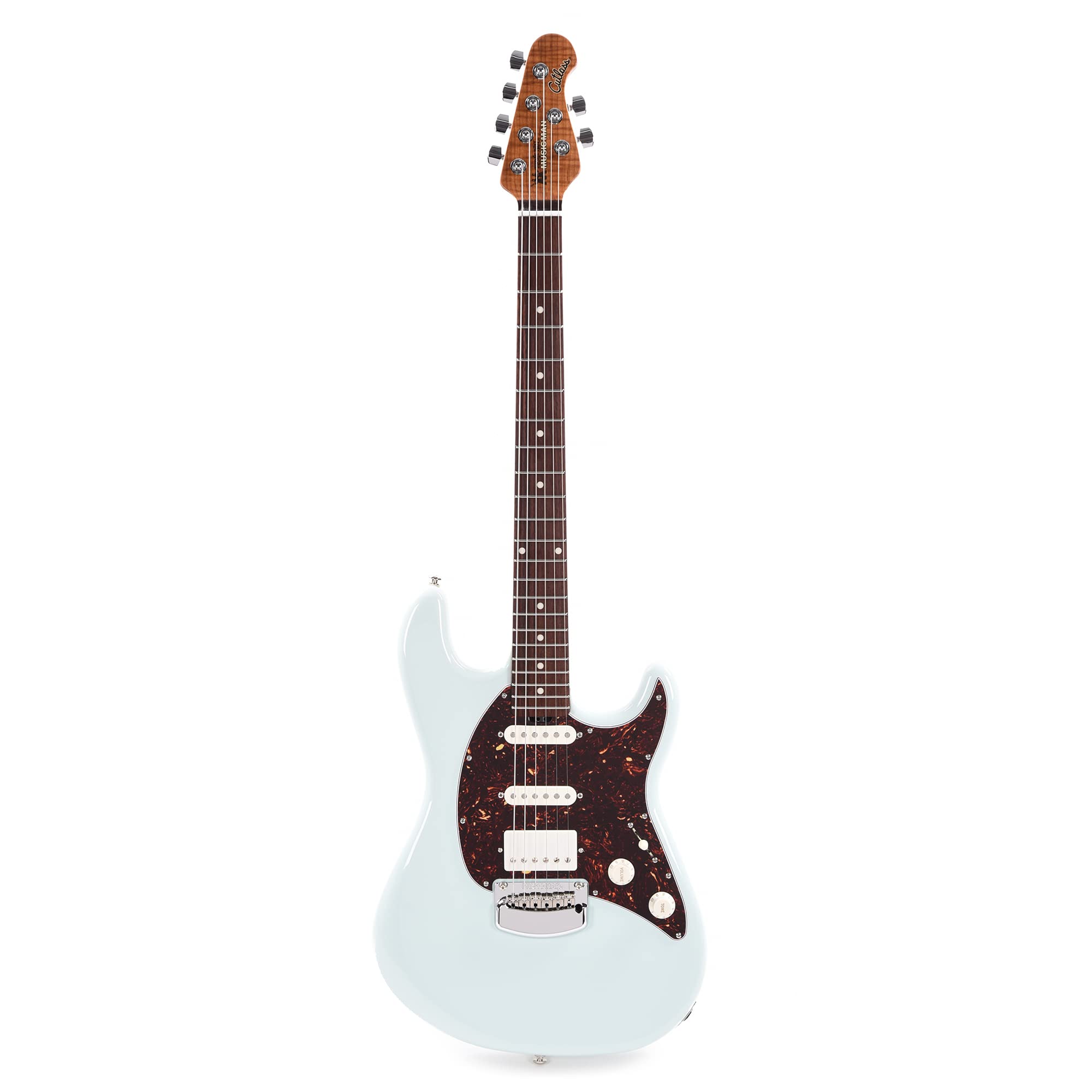 Ernie Ball Music Man Cutlass RS HSS Electric Guitar - Powder Blue with Rosewood Fingerboard