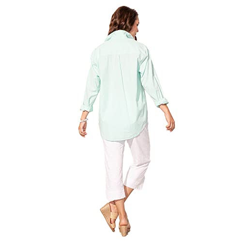 Escape by Habitat Ocean Breeze Big Shirt (Large, Seaglass)