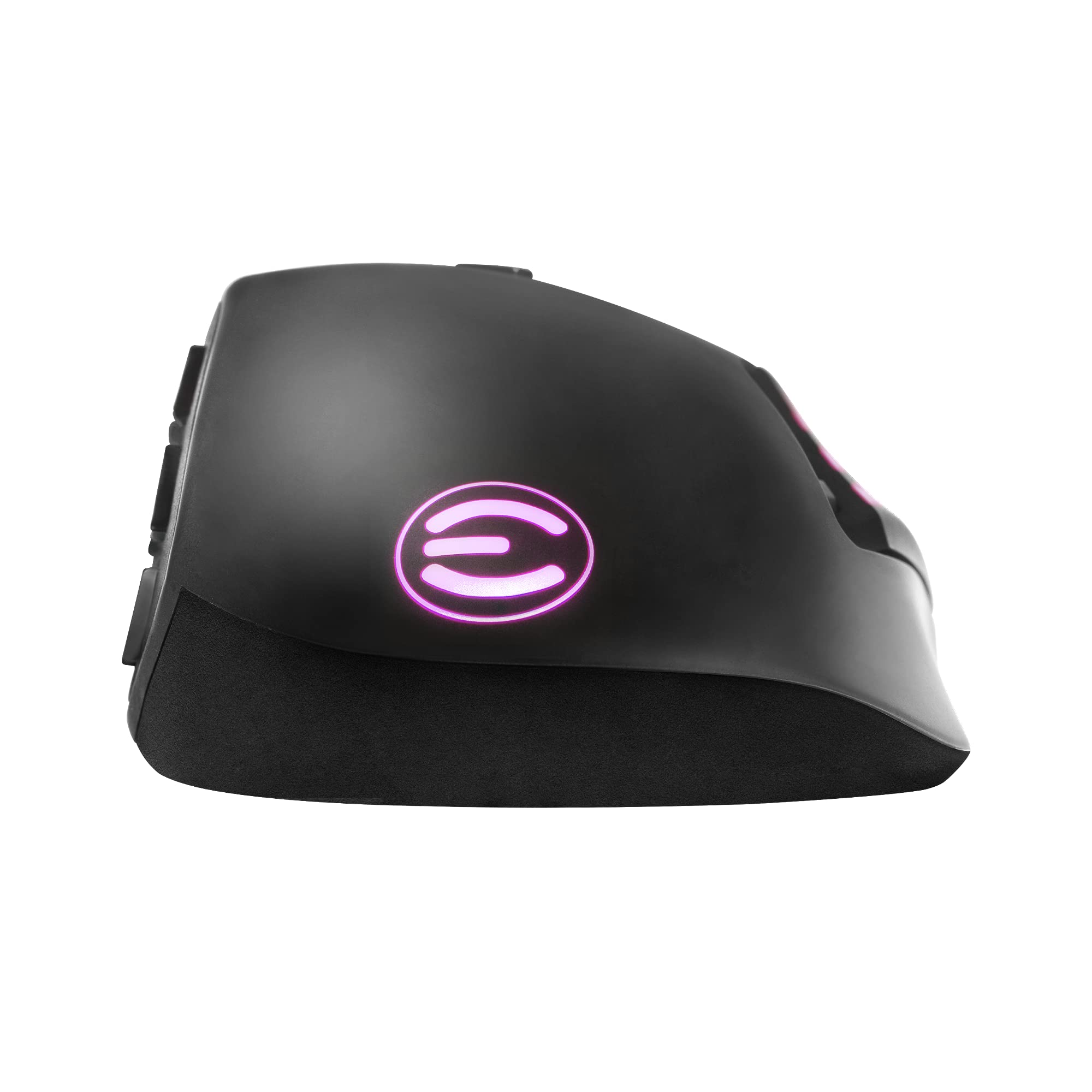 EVGA X15 MMO Gaming Mouse, 8k, Wired, Black, Customizable, 16,000 DPI, 5 Profiles, 20 Buttons, Ergonomic 904-W1-15BK-K3