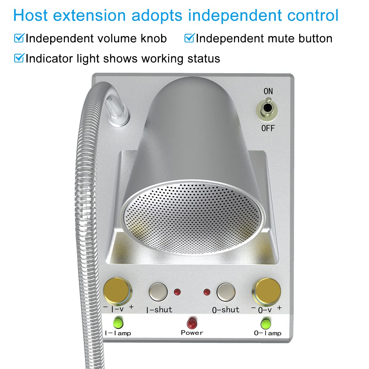 Retekess TW105 Intercom System for Buiness,Two Way Intercom,Anti Interference,Loud Sound,for Office,Shop,Restaurant(2 Pack)