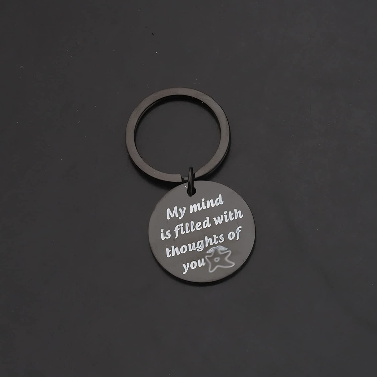 FAADBUK Video Game Gift My Mind is Filled with Thoughts of You Gift for Gamer Boyfriend Girlfriend (Mind is Filled Black)