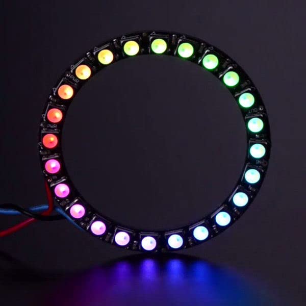 Ring 24 * 5050 RGBW LED 4500K with Integrated Driver Natural White Module for Arduino